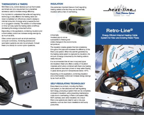 In Pipe Heating Cable | Pipe Heater Wire | Heat-Line