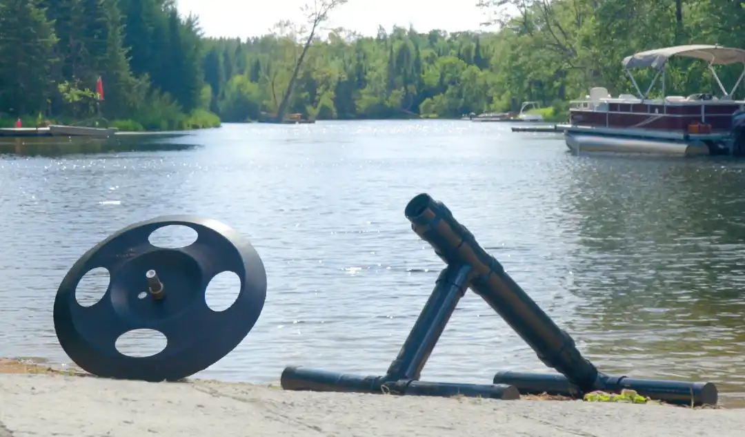 Submersible Pump Stand and Foot Valve Stand for Freeze Protected Lake ...